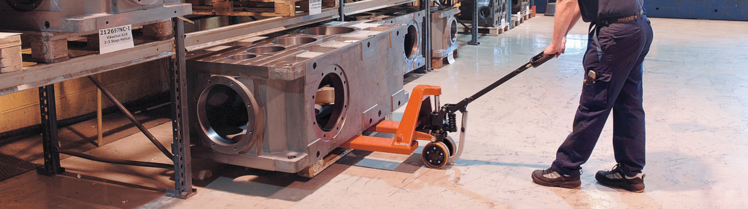 Improve operator safety with the Toyota range of hand pallet trucks ...